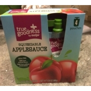 Meijer True Goodness Applesauce, Squeezable: Calories, Nutrition ...