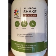 Reset 360 All In One Shake, Chocolate, Dietary Supplement: Calories ...