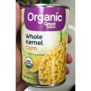 Organic Great Value Whole Kernel Corn: Calories, Nutrition Analysis ...