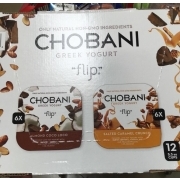 Chobani Flip, Greek Yogurt, Variety Pack: Calories, Nutrition Analysis ...