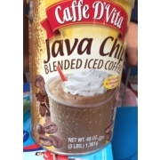 Caffe D'Vita Java Chip Blended Iced Coffee: Calories, Nutrition ...