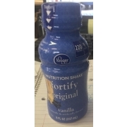Kroger Nutrition Shake, Fortify Original Vanilla: Calories, Nutrition ...