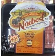 Norbest Mark All Natural Ground Turkey: Calories, Nutrition Analysis ...