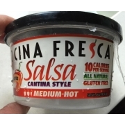 Cocina Fresca Salsa Cantina Style Medium Hot: Calories, Nutrition ...
