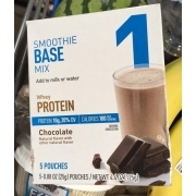 Bay Valley Foods Smoothie Base Mix, Whey Protein, Chocolate Flavor ...
