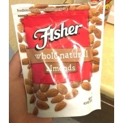 Fisher Whole Natural Almonds: Calories, Nutrition Analysis & More ...