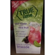 True Lime Real Flavor From Real Fruit, Black Cherry Limeade: Calories ...