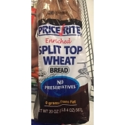 Price Rite Enriched Split Top Wheat Bread: Calories, Nutrition Analysis ...