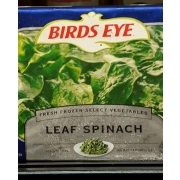 Birds Eye Leaf Spinach: Calories, Nutrition Analysis & More | Fooducate