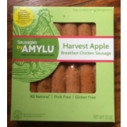 Amylu Breakfast Chicken Sausage, Harvest Apple: Calories, Nutrition ...