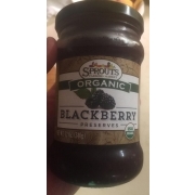 Sprouts Farmers Market Organic Blackberry Preserves: Calories ...