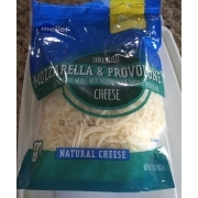 Meijer Shredded Mozzarella And Provolone Cheese: Calories, Nutrition ...