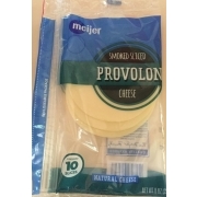 Meijer Smoked Sliced Provolone Cheese: Calories, Nutrition Analysis ...