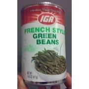 IGA Green Beans, French Style: Calories, Nutrition Analysis & More ...