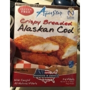 Aqua Star Crispy Breaded Alaskan Cod: Calories, Nutrition Analysis ...