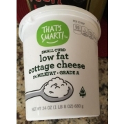 That's Smart! Small Curd, Low Fat Cottage Cheese: Calories, Nutrition ...