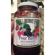 Walls Berry Farm Four Berry Preserves: Calories, Nutrition Analysis ...