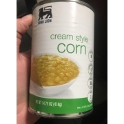 Food Lion Cream Style Corn: Calories, Nutrition Analysis & More | Fooducate
