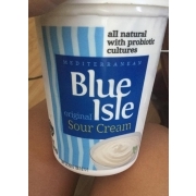 Blue Isle Sour Cream: Calories, Nutrition Analysis & More | Fooducate