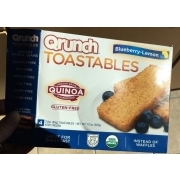 Qrunch Toastables Gluten Free Waffles, Blueberry Lemon: Calories ...