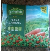 Springfield Peas & Carrots, Fancy Value Pack: Calories, Nutrition ...