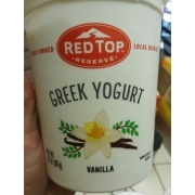 Red Top Reserve Greek Yogurt, Vanilla: Calories, Nutrition Analysis ...