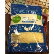 Simple Truth Organic White Cheddar Cheese, Finely Shredded: Calories ...