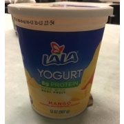 LALA Yogurt Protein Made With Real Fruit, Mango: Calories, Nutrition ...