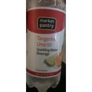 Market Pantry Sparkling Water Beverage, Tangerine Lime: Calories, Nutrition Analysis & More ...