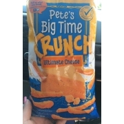 Pete's Big Time Crunch Flavored Snacks, Ultimate Cheese: Calories ...