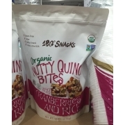 180 Snacks Organic Nutty Quinoa Bites With Cranberries And Rice ...