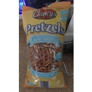 Clancy's Pretzels, Lightlyl Salted Mini Twists: Calories, Nutrition ...