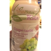 Simply Nature A Simple Choice Organic Grape Tastic Organic Grape Juice ...