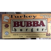 Bubba Burger Turkey With Real Monterey Jack Cheese: Calories, Nutrition ...