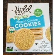 Field Day Organic Vanilla Cream Cookies: Calories, Nutrition Analysis ...