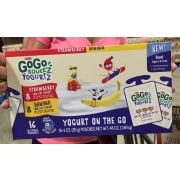 Materne Gogo Squeez Lowfat Yogurt, Strawberry, Variety Pack: Calories, Nutrition Analysis & More ...