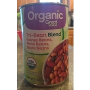 Organic Great Value Tri-Bean Blend: Calories, Nutrition Analysis & More ...