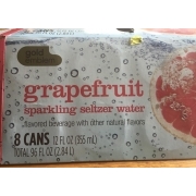 Gold Emblem Grape Fruit, Sparkling Seltzer Water: Calories, Nutrition ...