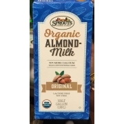 Sprouts Farmers Market Organic Almond-milk: Calories, Nutrition ...