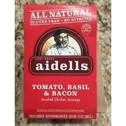 Chef Bruce Aidells Tomato, Basil And Bacon Smoked Chicken Sausage ...