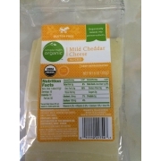 Simple Truth Organic Mild Cheddar Cheese, Sliced: Calories, Nutrition ...
