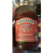 Smucker's Simply Fruit, Spreadable Fruit, Strawberry: Calories ...