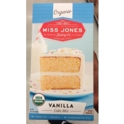 Miss Jones Baking Co. Cake Mix, Vanilla: Calories, Nutrition Analysis ...
