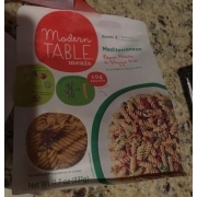 Modern Table Meals Mediterranean Bean Pasta Plus Veggie Kit: Calories ...