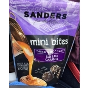 Sanders Dark Chocolate, Mini Bites, Sea Salt Caramel: Calories ...