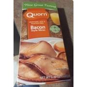 Quorn Bacon Style Slices: Calories, Nutrition Analysis & More | Fooducate