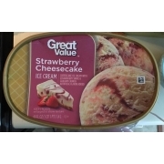 Great Value Strawberry Cheesecake Ice Cream: Calories, Nutrition ...