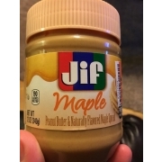 Jif Maple, Peanut Butter And Naturally Flavored Maple Spread: Calories ...