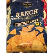 Clover Valley Ranch Flavored Tortilla Chips: Calories, Nutrition ...