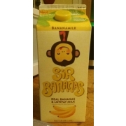 Sir Bananas Banana Milk: Calories, Nutrition Analysis & More | Fooducate